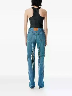 Alexander Wang Logo-print Jeans