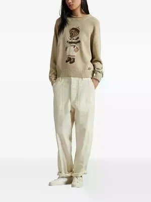 Polo Ralph Lauren Embroidered Bear Crewneck Jumper