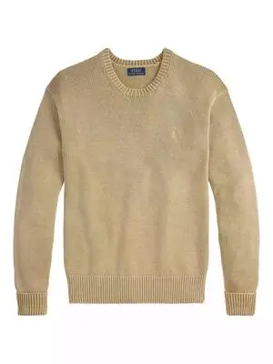 Polo Ralph Lauren Cotton Long-sleeve Sweater - Neutrals