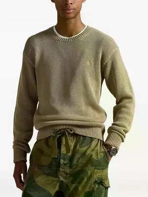 Polo Ralph Lauren Cotton Long-sleeve Sweater - Neutrals