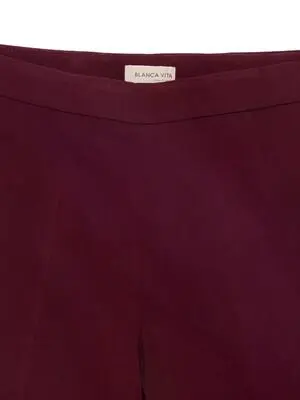BLANCA VITA High-waisted Flare Trousers