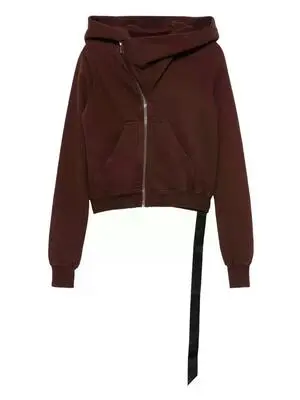 Rick Owens Asymmetric Zip-up Hoodie