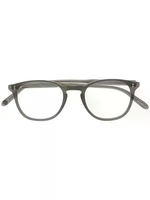 Garrett Leight Kinney Round-frame Glasses - Grey