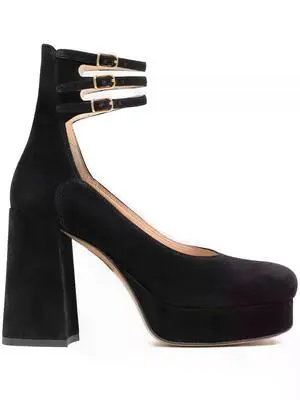 Chloé Loti Triple-buckle Platform Pumps