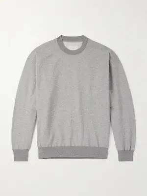 SSSTEIN Cotton And Yak-blend Jersey Sweatshirt