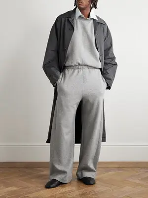 SSSTEIN Cotton And Yak-blend Jersey Sweatshirt