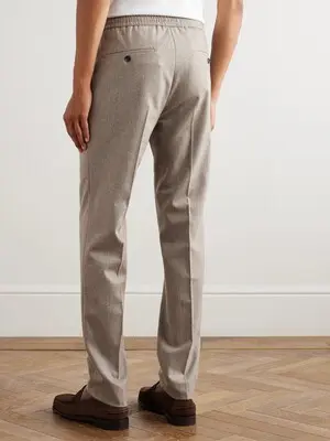 SLOWEAR Incotex Tapered Wool And Cashmere-blend Trousers