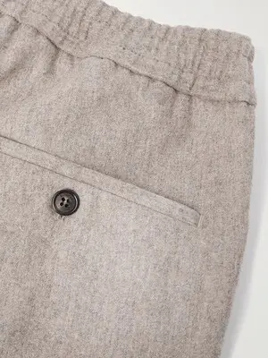 SLOWEAR Incotex Tapered Wool And Cashmere-blend Trousers
