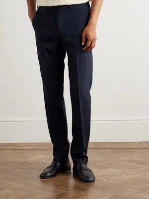 DE PETRILLO Slim-leg Virgin Wool Suit Trousers