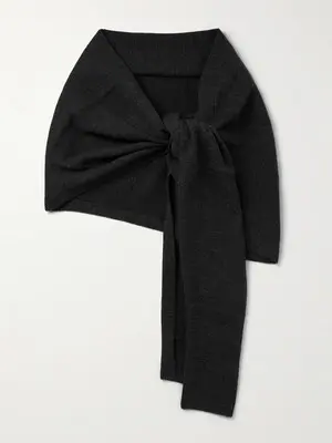 LEMAIRE Wrap Knitted Scarf - Gray