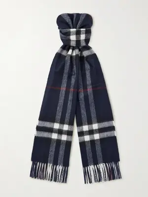 Burberry Trimmed Scarves For Men