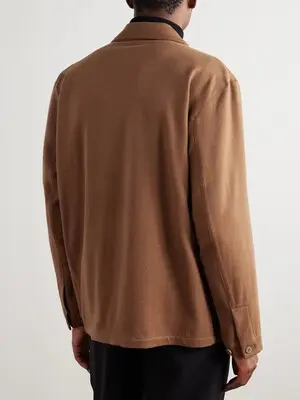 STOFFA Double-breasted Camel Hair Blazer