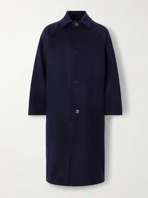 STOFFA Brushed-cashmere Trench Coat