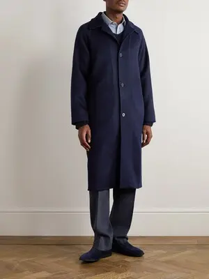STOFFA Brushed-cashmere Trench Coat
