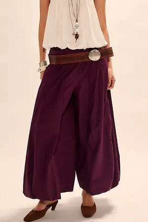 Free People Bubble Pop Cropped Balloon Pants Fig