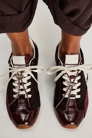 BRONX Veda Court Sneakers - Winter Oxblood