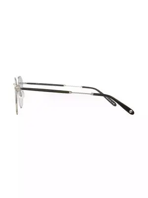 Garrett Leight Round Frame Sunglasses - Silver