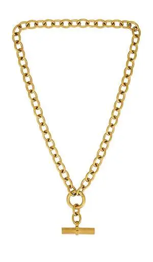 NATALIE B JEWELRY Fina Fob Chain Necklace