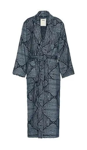 Oas Longo Robe In Blue