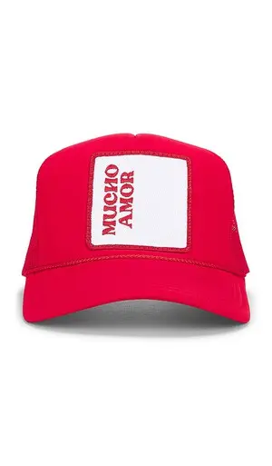 FRIDAY FEELIN Mucho Amor Trucker Hat - Red