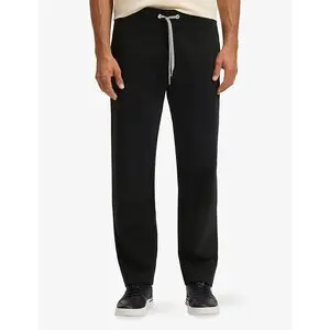 BOSS Straight-leg Cotton-blend Jogging Bottoms