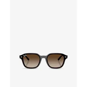Ray-ban Square-frame Nylon Sunglasses - Brown