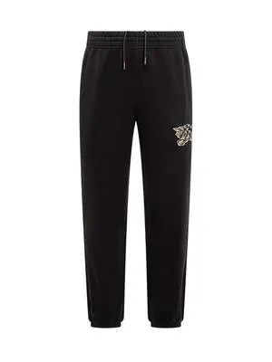 Burberry Cotton Jogger Pants - Black