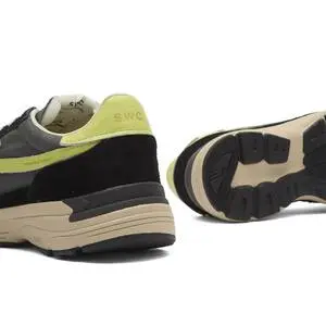 S.W.C STEPNEY WORKERS CLUB Osier S-strike Sneakers - Asphalt Lime
