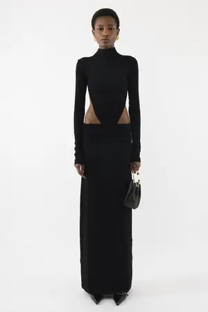 Arakii Jersey Maxi Dress Black