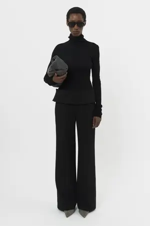 Arakii Wide Leg Trousers - Black