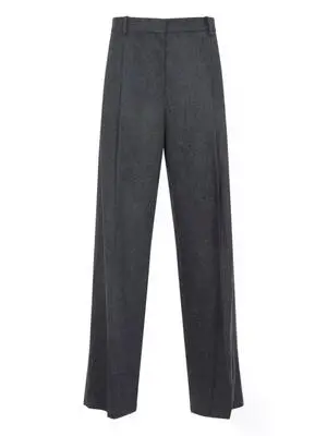 Khaite Wool Straight-leg Trousers