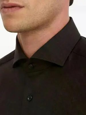 XACUS Button-cuff Wool Shirt