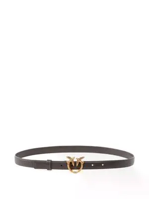 Pinko Bird-buckle Leather Belt - Brown