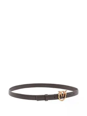 Pinko Bird-buckle Leather Belt - Brown