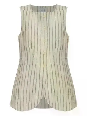 Posse Pinstripe Sleeveless Waistcoat