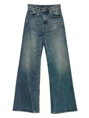 R13 Panelled Flared Jeans