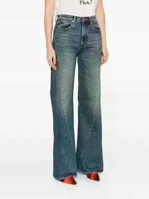 R13 Panelled Flared Jeans