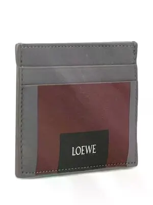 Loewe Colour-block Leather Cardholder