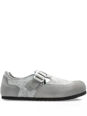 BIRKENSTOCK London Nova Buckle-strap Loafers - Grey