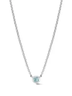 DOWER & HALL Dewdrop Pendant Necklace - Silver