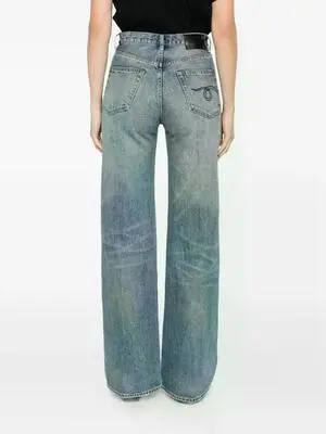 R13 Mid-wash Five-pocket Jeans