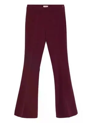 BLANCA VITA High-waisted Flare Trousers