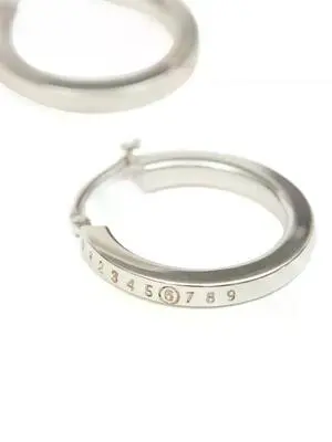 MAISON MARGIELA Numeric Hoop Earrings
