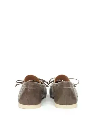 MAISON MARGIELA Crocodile-embossed Ballerinas