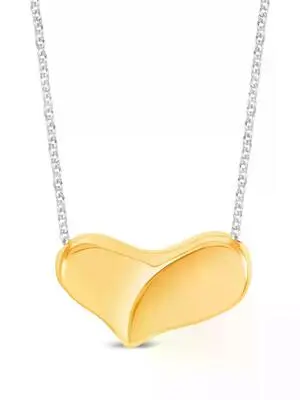 DOWER & HALL 18k Yellow Vermeil Heart Pendant Necklace - Gold