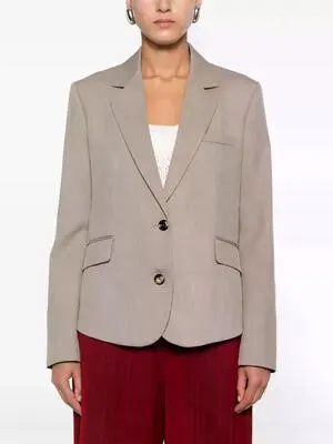 Loewe Single-breasted Wool Blazer