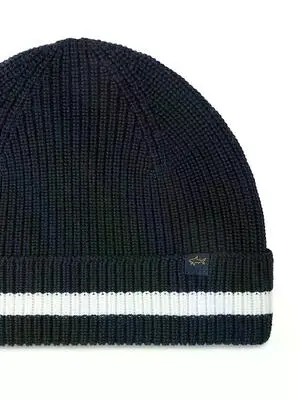Paul & Shark Ribbed Wool Beanie