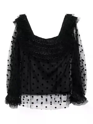 Gemy Maalouf Ruffle Blouses
