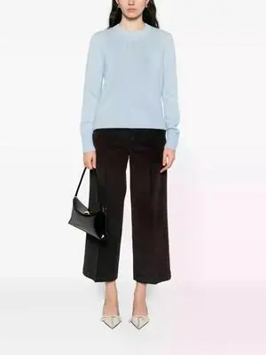 ALLUDE Crew-neck Cashmere Sweater