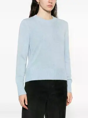ALLUDE Crew-neck Cashmere Sweater